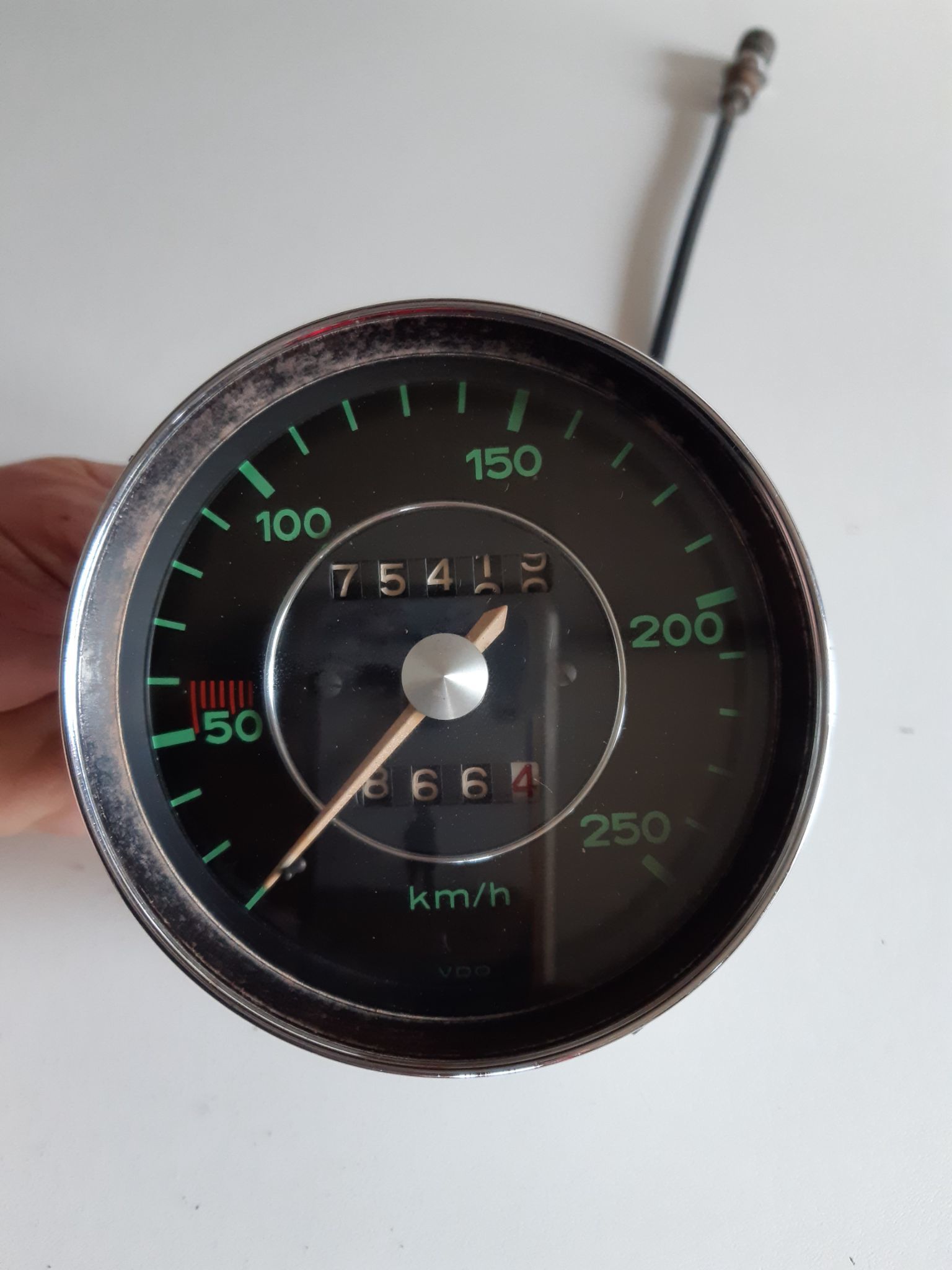 Compteur vert Porsche 2L 1965