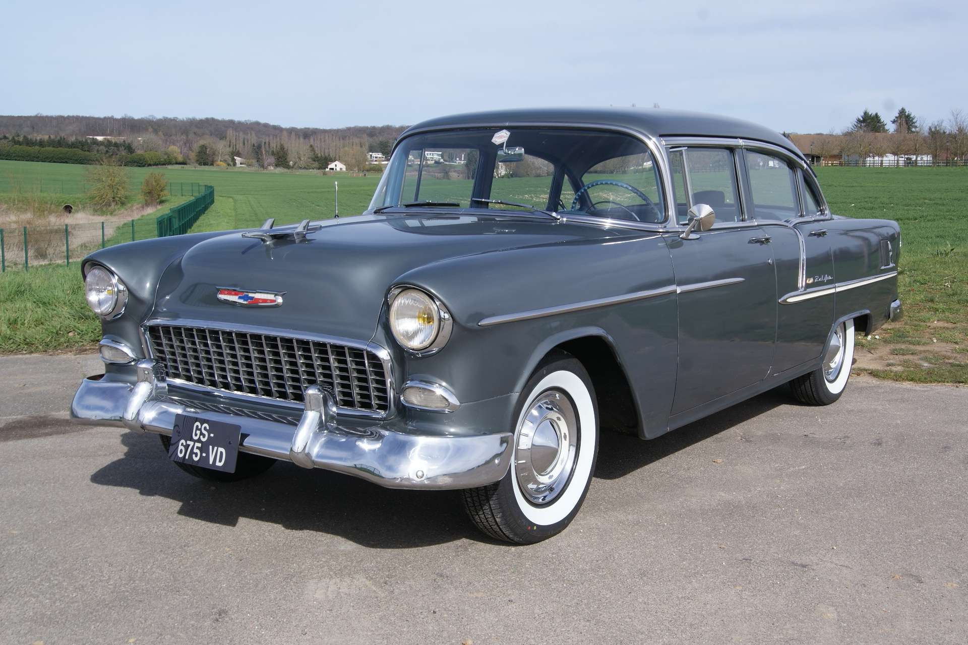 1955 Chevrolet Bel-Air Sedan 4 Doors for Sale - Only 58000km